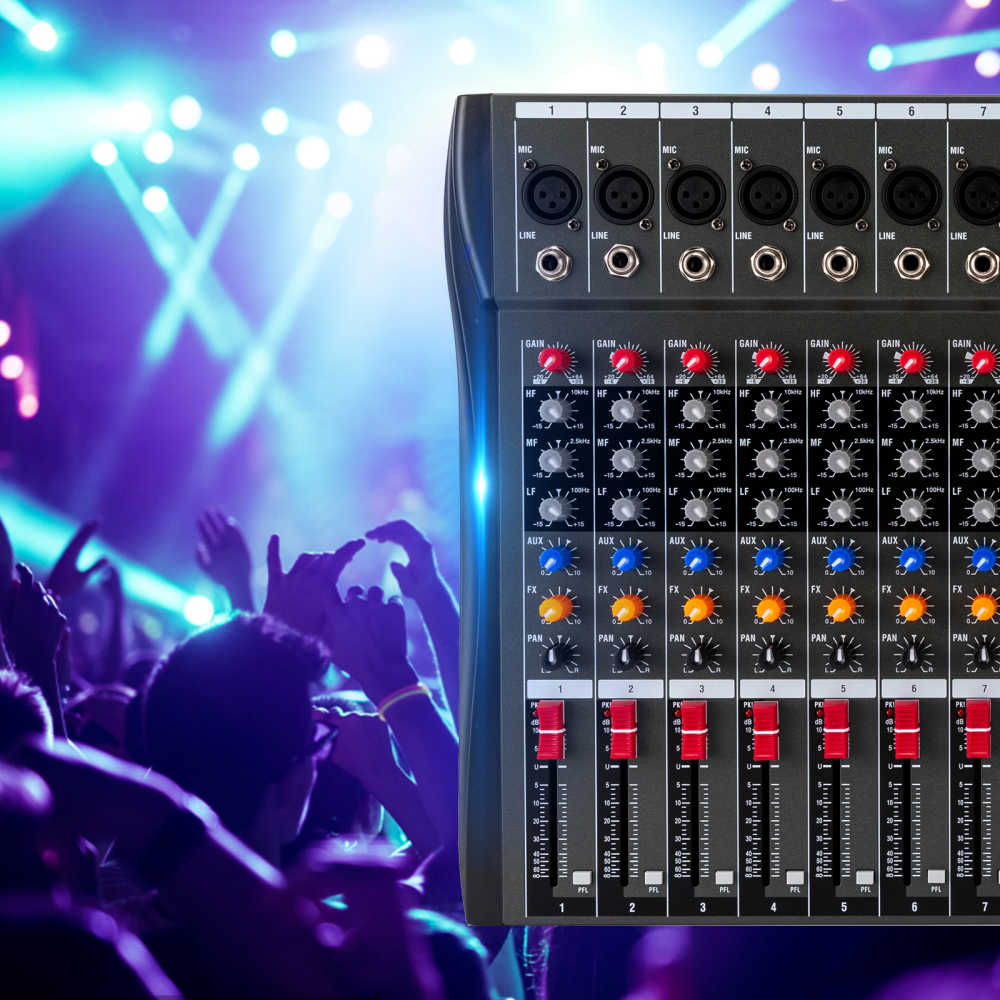 Controlador de sonido DJ para grabación por ordenador Mezclador de ...